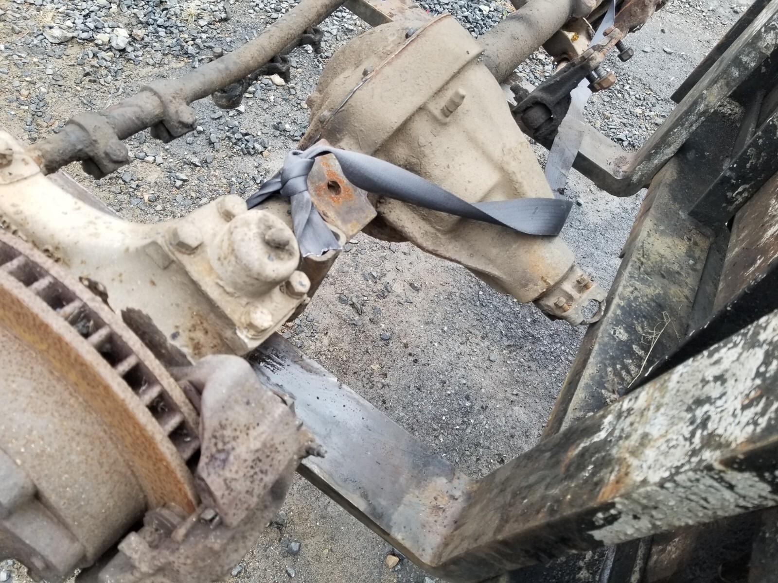 86-91 Kingpin Ford F350 Front Dana 60 Axle Assembly DRW 4.10 | eBay