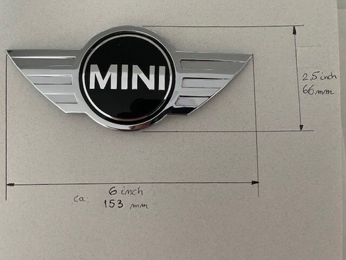 Genuine OEM MINI Cooper R60 R61 Hood Wings Genuine Logo Emblem ...