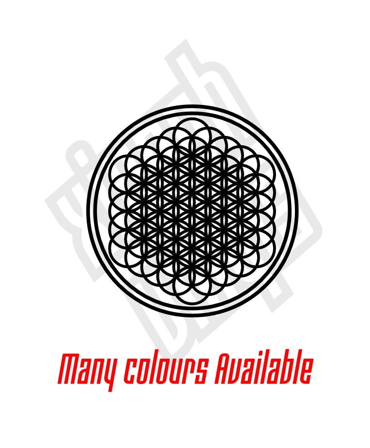 Sempiternal flower of life vinyl decal sticker geometry bring me the ...