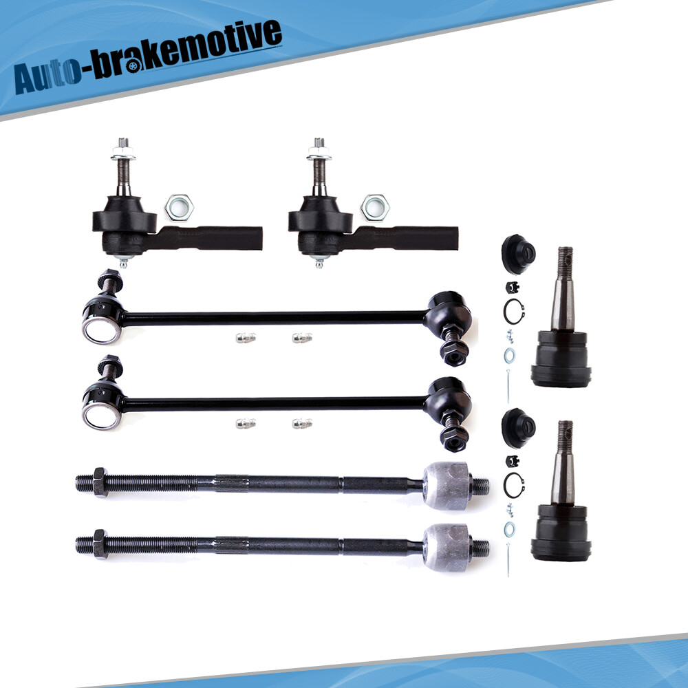 8Pcs Front Tie Rod Ends Ball Joints Sway Bar For 2001-2007 Dodge Grand ...