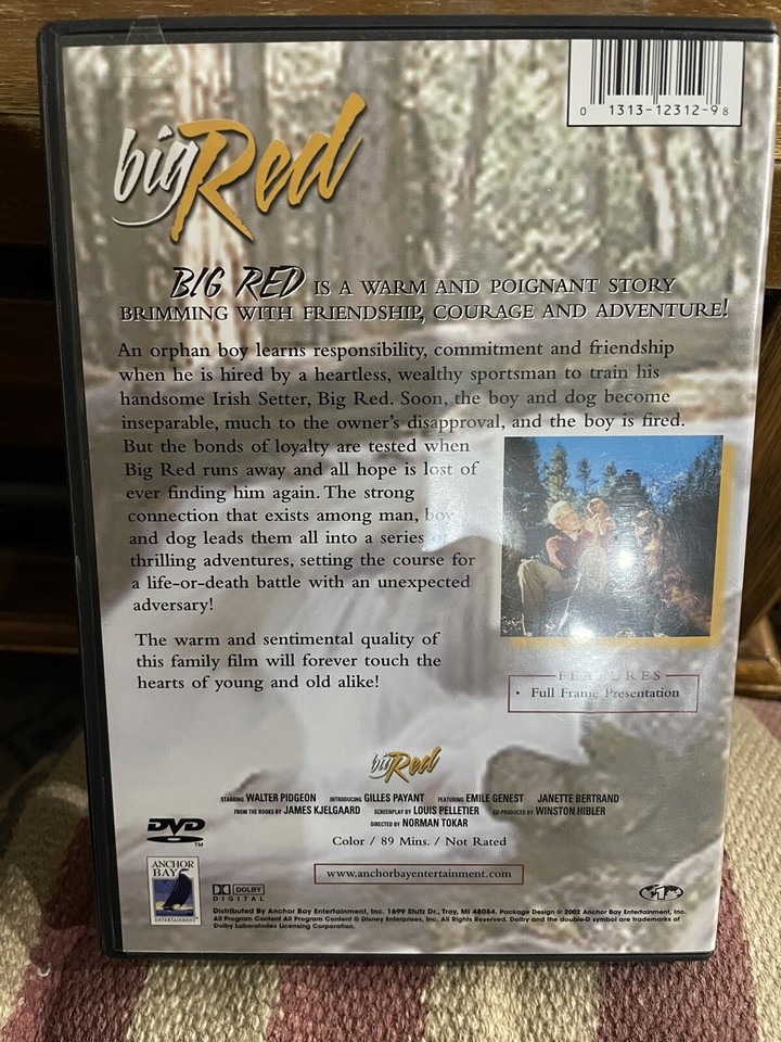 Big Red (DVD, 2002) | eBay