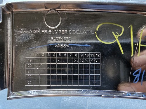 Genuine Front Bumper Lower Molding LEFT Driver ⭐OEM⭐ Mitsubishi Mirage ...