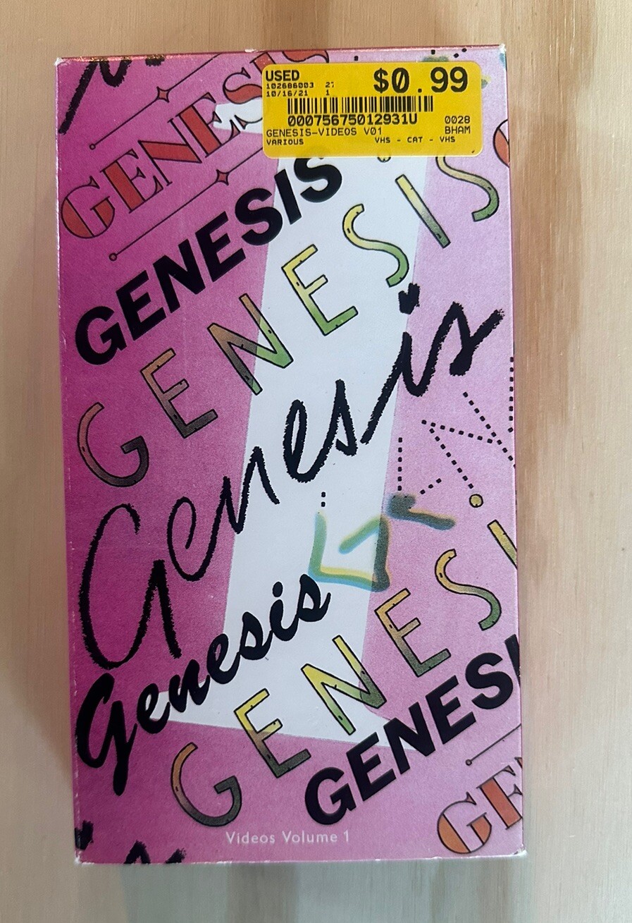 Genesis Videos Volume 1 VHS - Atlantic Records Phil Collins - Land Of ...