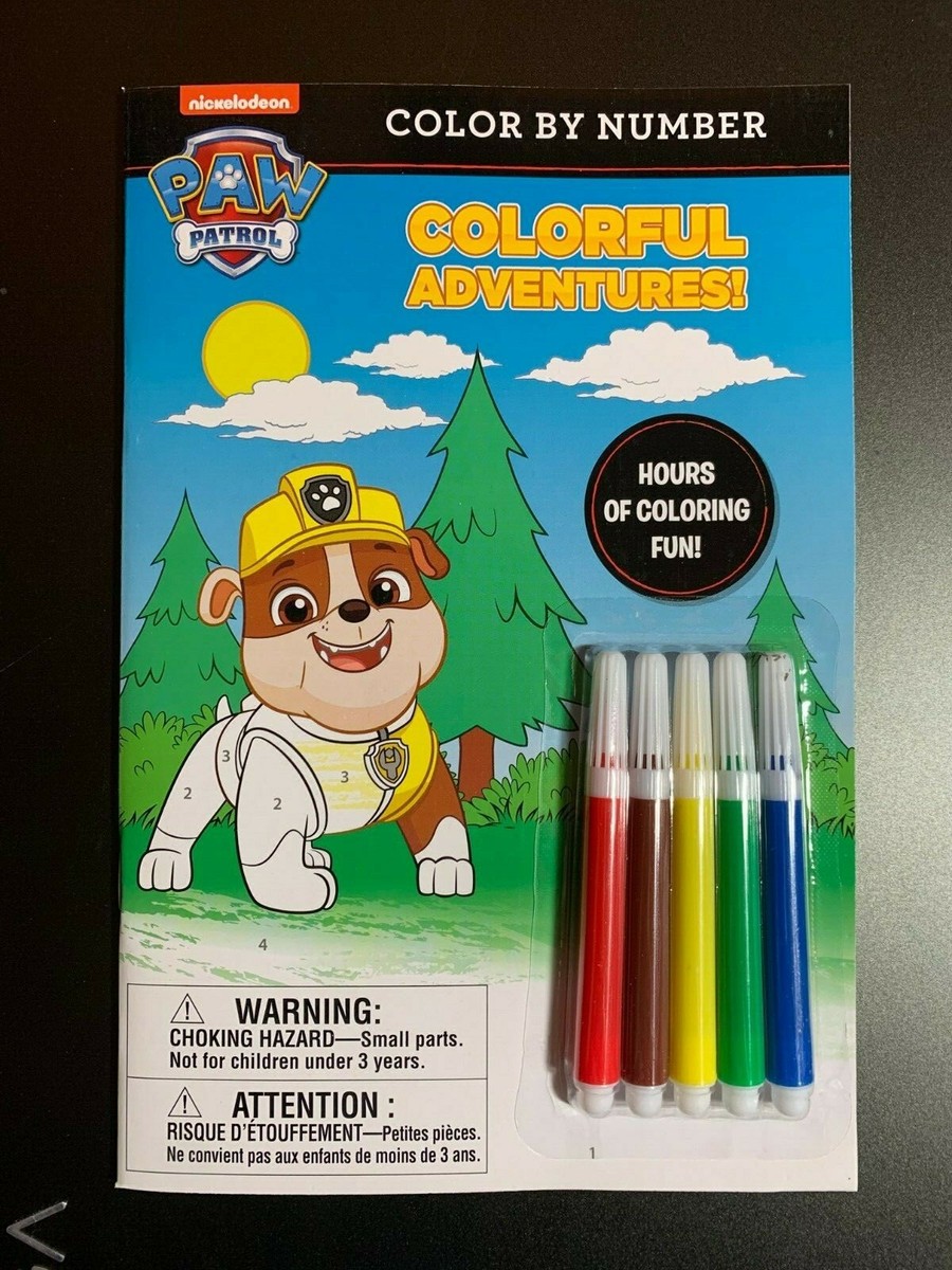 Coloring Page Paw Patrol Color By Number Color By Number PAW Patrol