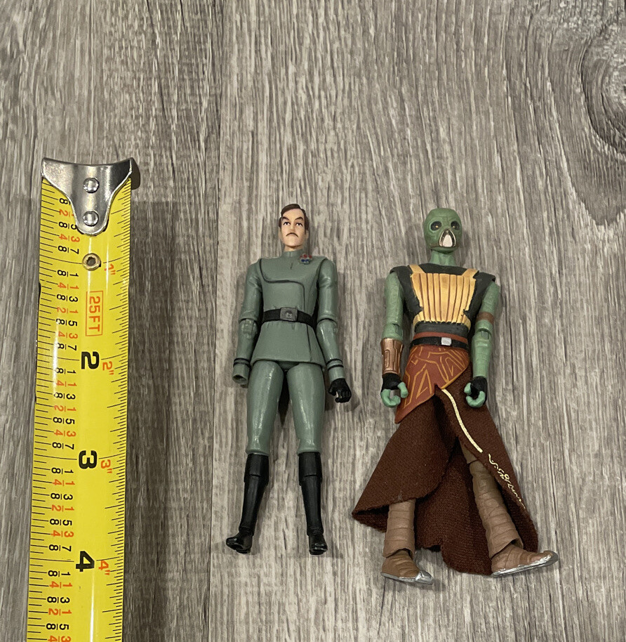Star Wars Wulf Yularen and Embo Bounty Hunter Hasbro 2009-2010(loose ...