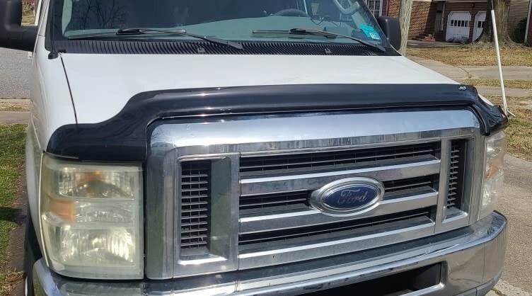 AVS BugFlector Hood Protector Bug Shield Deflector for 08-24 Ford E350 ...