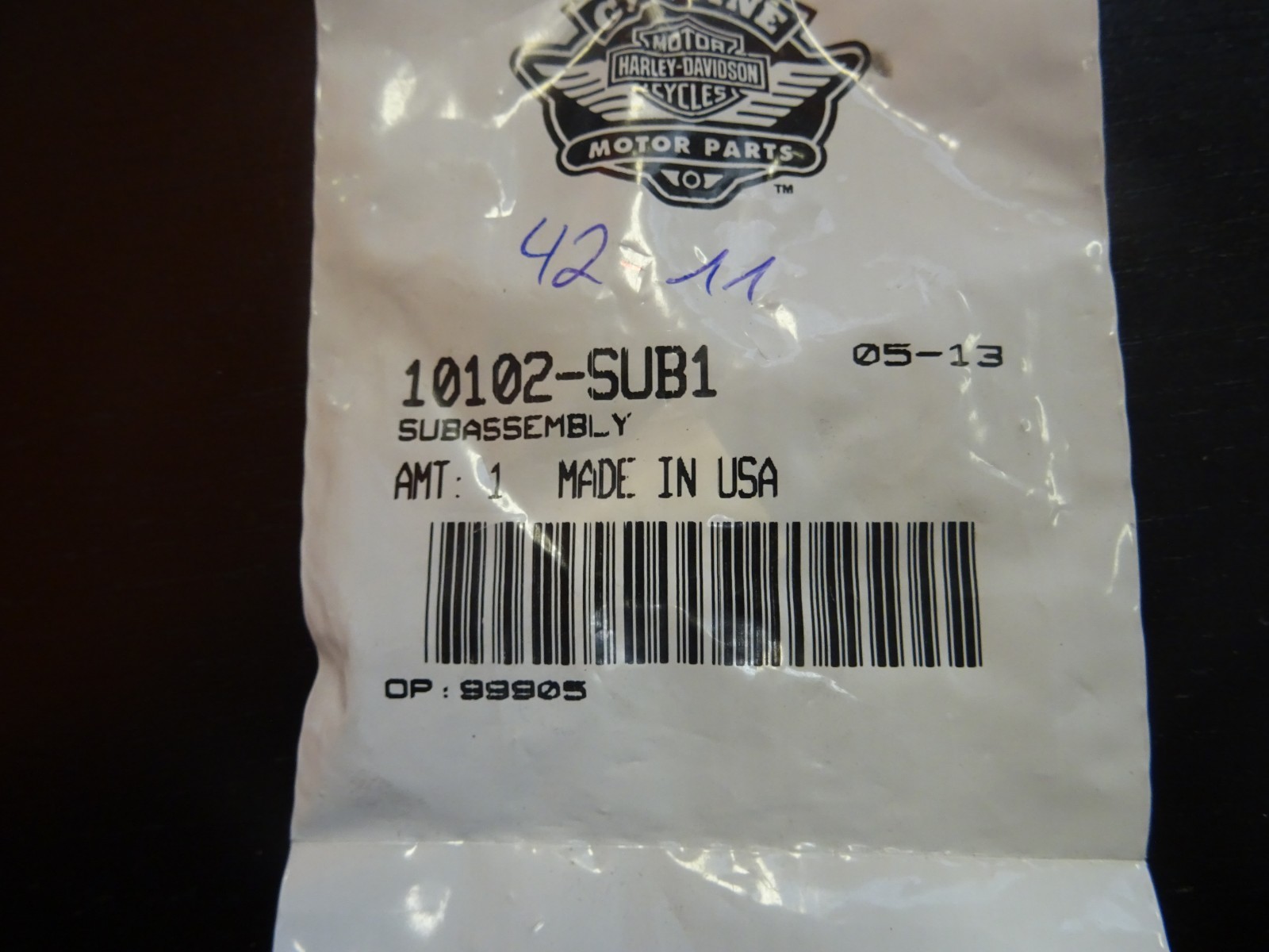 Harley Davidson Subassembly 10102-SUB1 | eBay.de