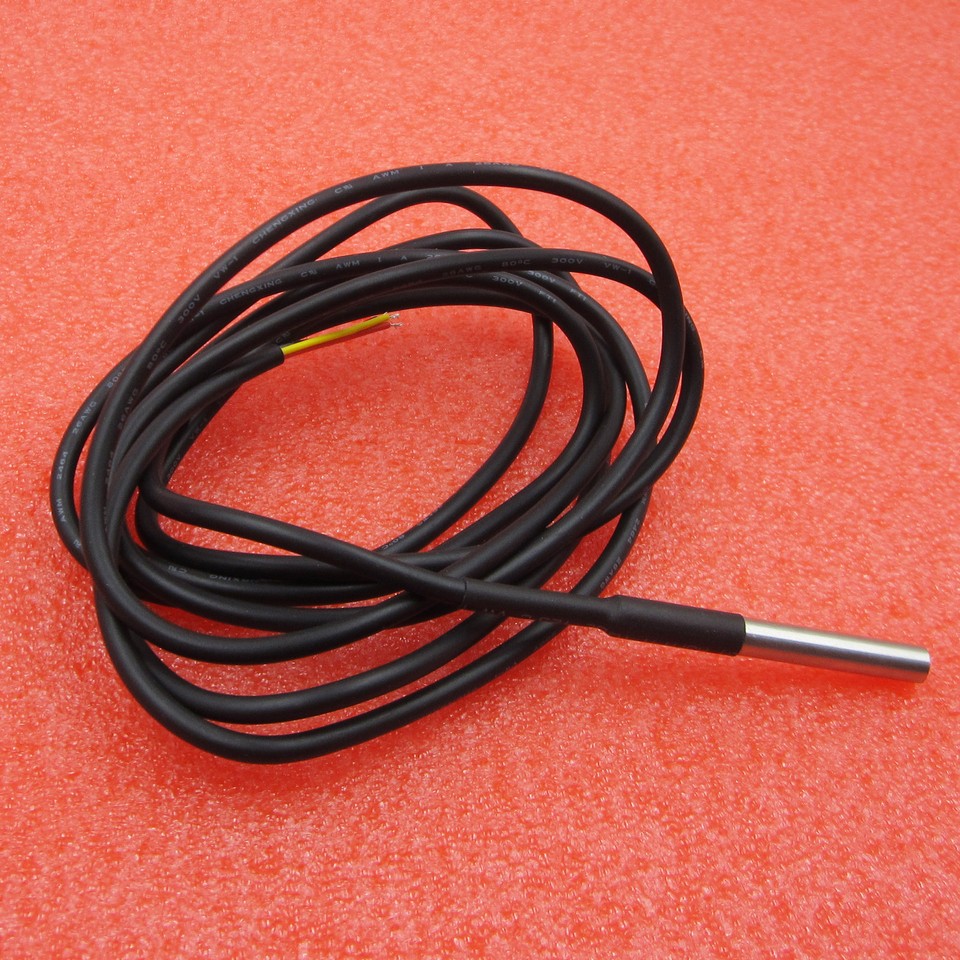 2M Waterproof Digital Temperature Temp Sensor Probe DS18B20 | eBay