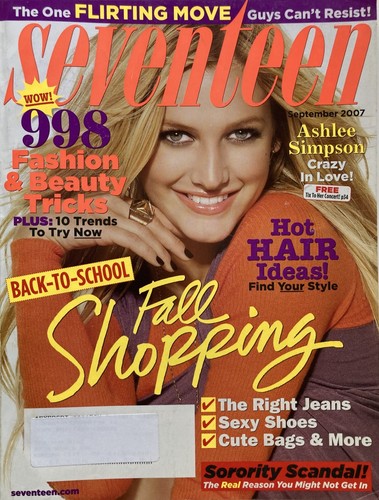 ASHLEE SIMPSON September 2007 Magazine KIMORA LEE SIMMONS | eBay