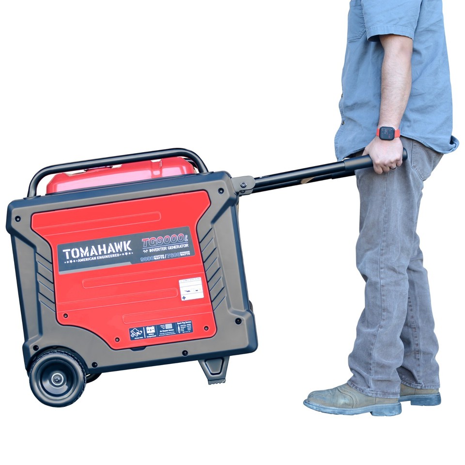 9000 Watt Inverter Generator Super Quiet Portable Power 120V 240V ...