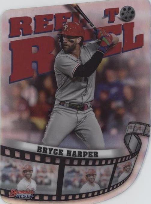 2023 Bowman's Best - Reel to Reel Die-Cuts Bryce Harper #RR-22 for sale ...
