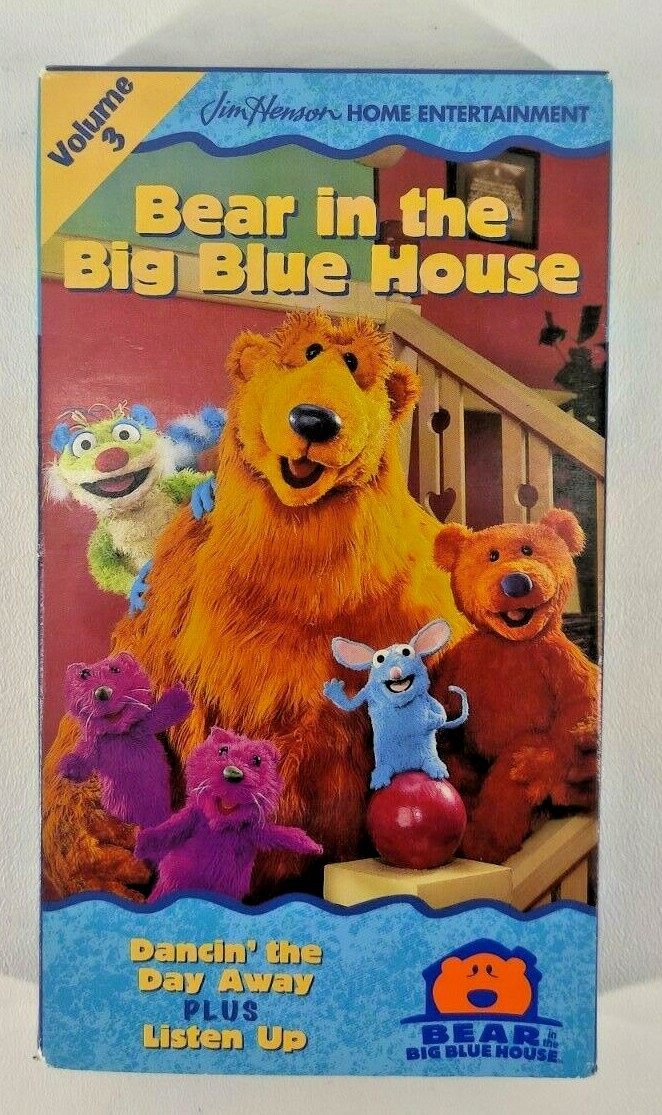1998 Bear In The Big Blue House Volume 3 VHS | Grelly USA