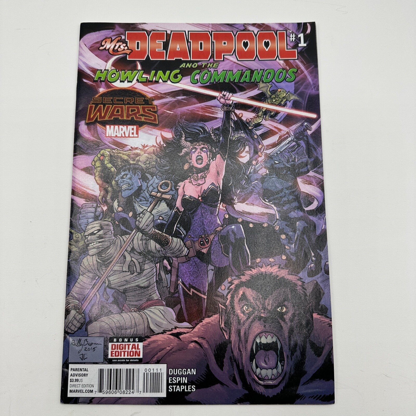 Mrs. Deadpool And The Howling Commandos #1 Marvel 2015 Comic Book | eBay