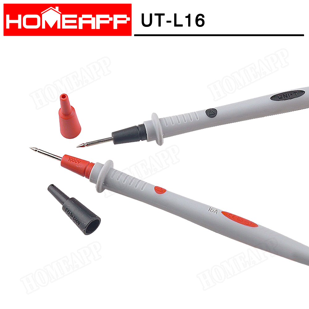 UNI-T Multimeter Silicon Cable Wire test lead probe UT-L16 1000V10A Fit ...