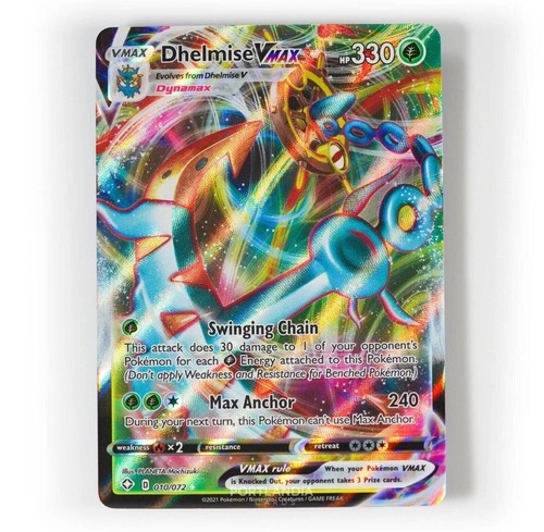 Pokemon - Dhelmise VMAX - 010/072 - SWSH Shining Fates - Full Art Card ...