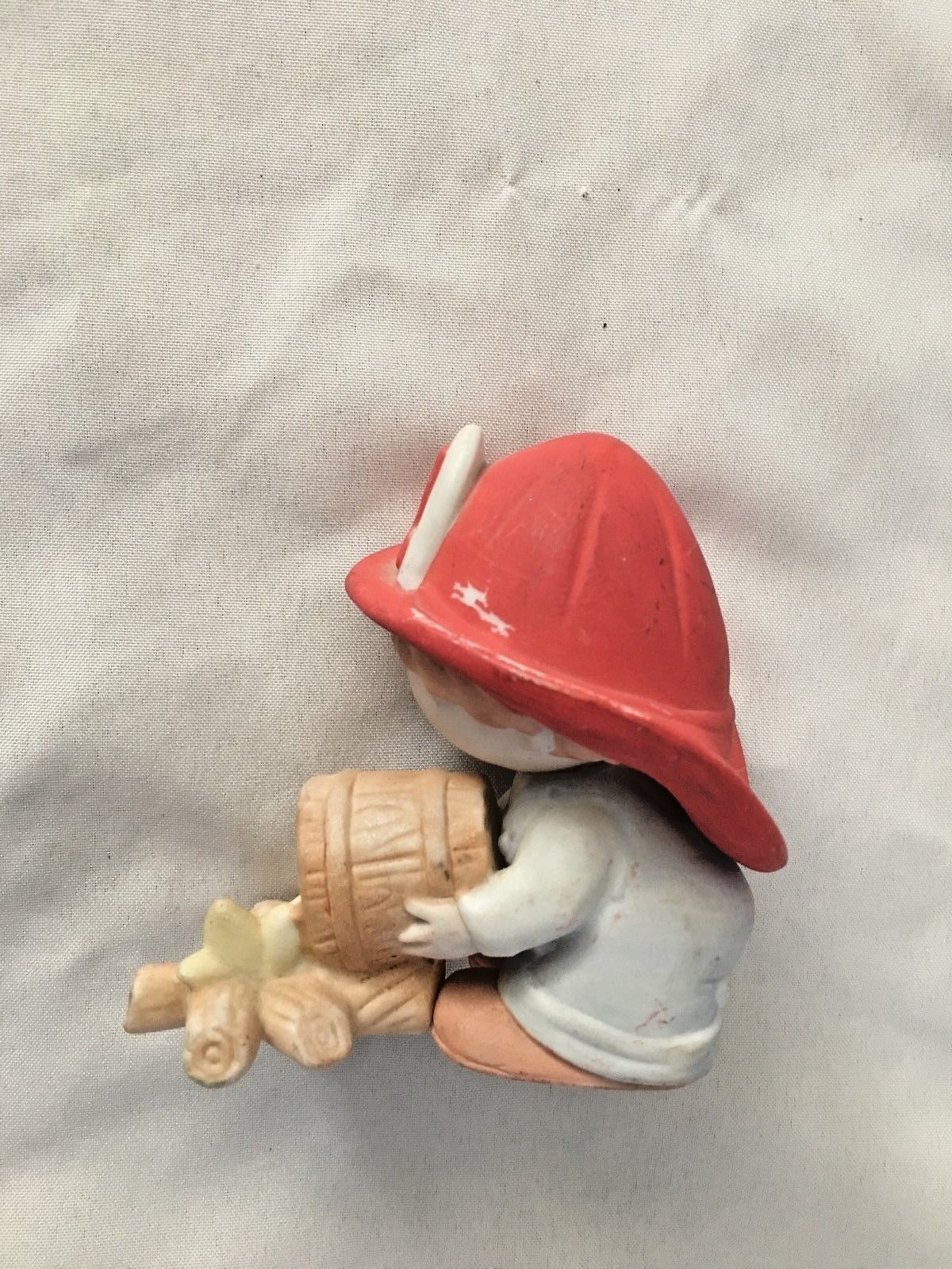 Ceramic 3" Fire Chief Fireman Bumpkins by Gorge Figurine Marked ...