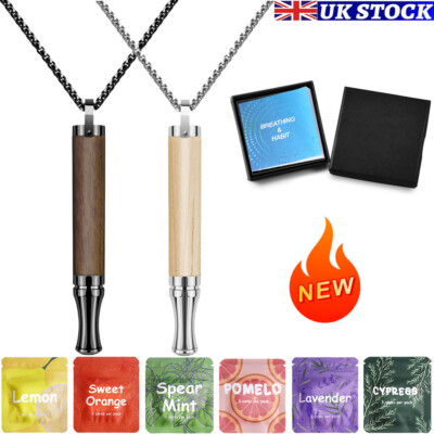 NEW Stress Anxiety Relief Breathing Necklace Breathlace Stop Smoking ...