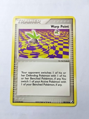 Pokémon TCG Warp Point EX Unseen Forces 93/115 Regular Uncommon ...