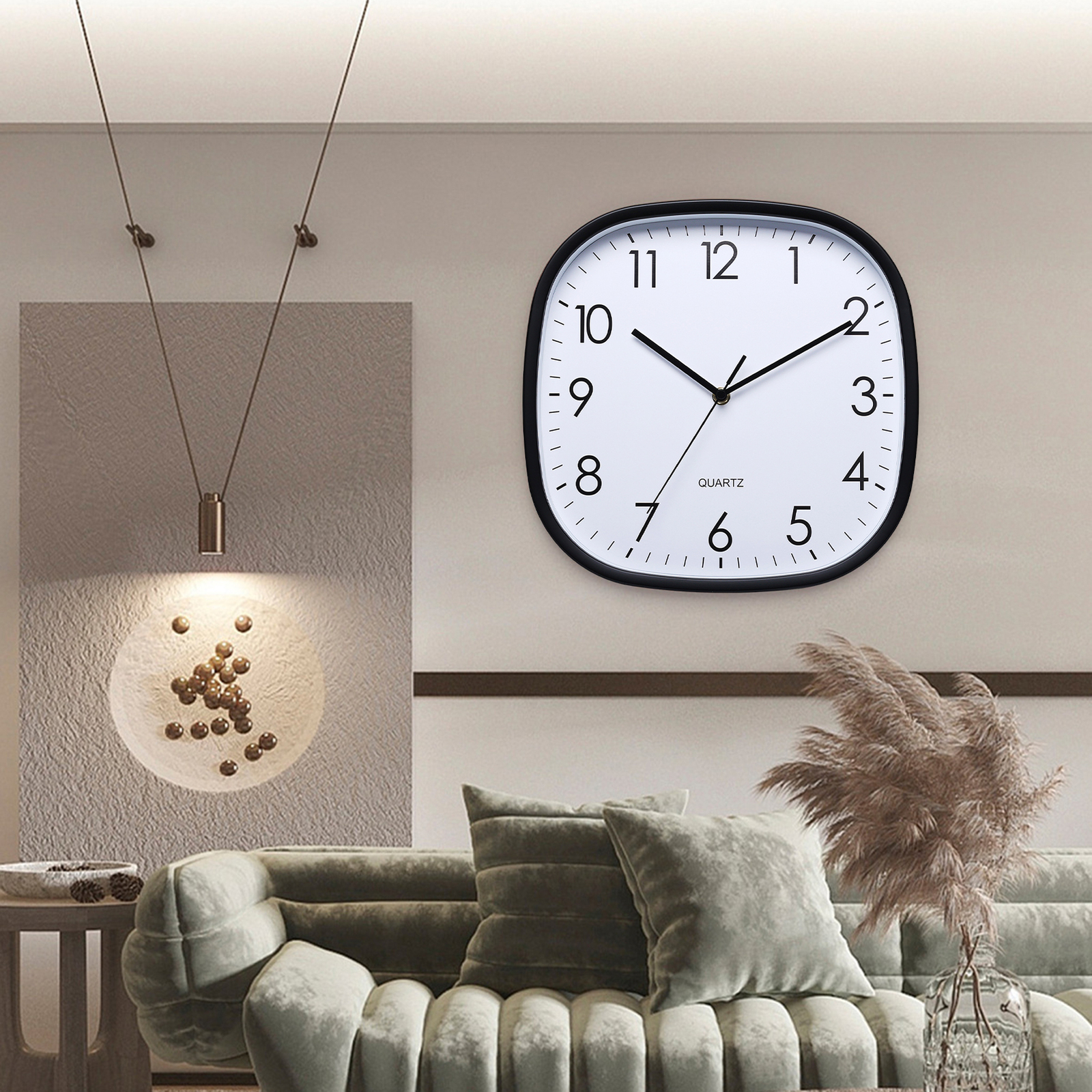 Lightweight Wall Clock Precise Timing High Accuracy Square Shape with ...