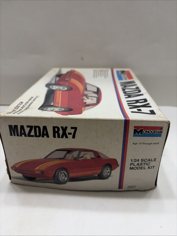 Monogram 1/24 Scale 1979 Mazda RX-7 Coupe KIT #2257 New Open Box | eBay