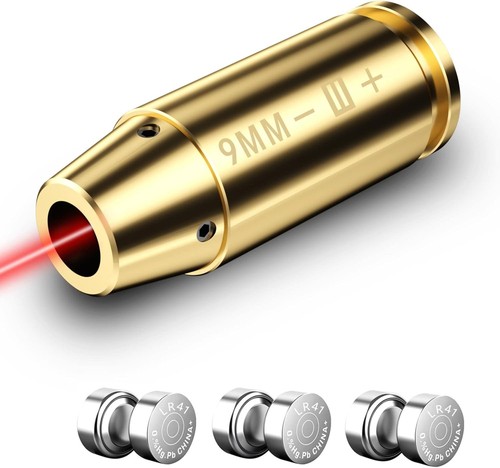 Bore Sight Laser 9MM Red Dot 9mm Zeroing Boresighter | eBay
