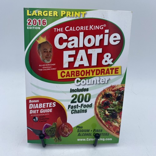 2016 The CalorieKing Calorie, Fat & Carbohydrate Counter Larger Print ...