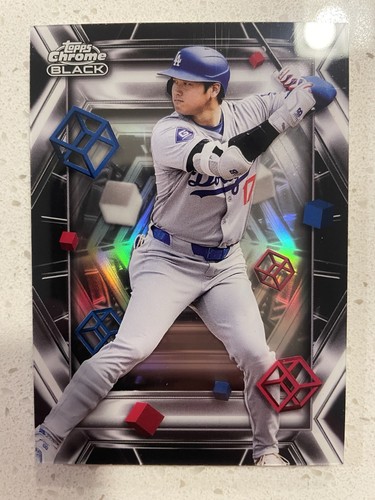 Shohei Ohtani - 2025 Topps Chrome Black DEPTH OF DARKNESS SSP #DOD-7 ...