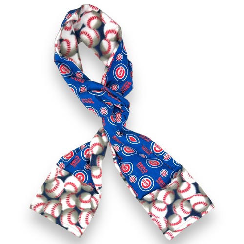 Chicago Cubs Pocket Scarf Soft Fleece Reversible Glitter Logo MLB ...