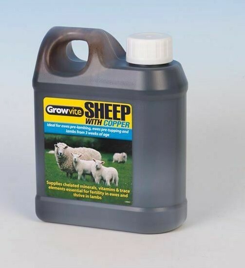 GROWVITE Sheep/lamb Drench Chelated minerals, Vitamins & Trace Elements ...