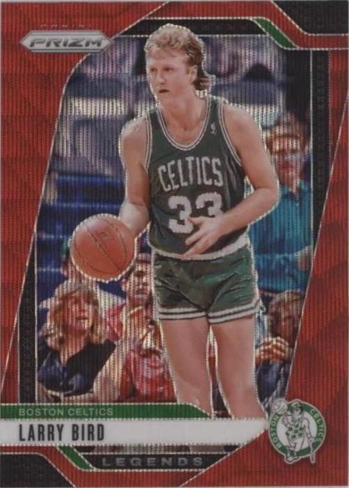 2024-25 Panini Prizm - Legends Larry Bird #299 Ruby Wave Prizm for sale ...