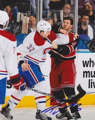 BRANDON PRUST - FIGHT Signed MONTREAL CANADIENS 8X10 photo w/COA | eBay