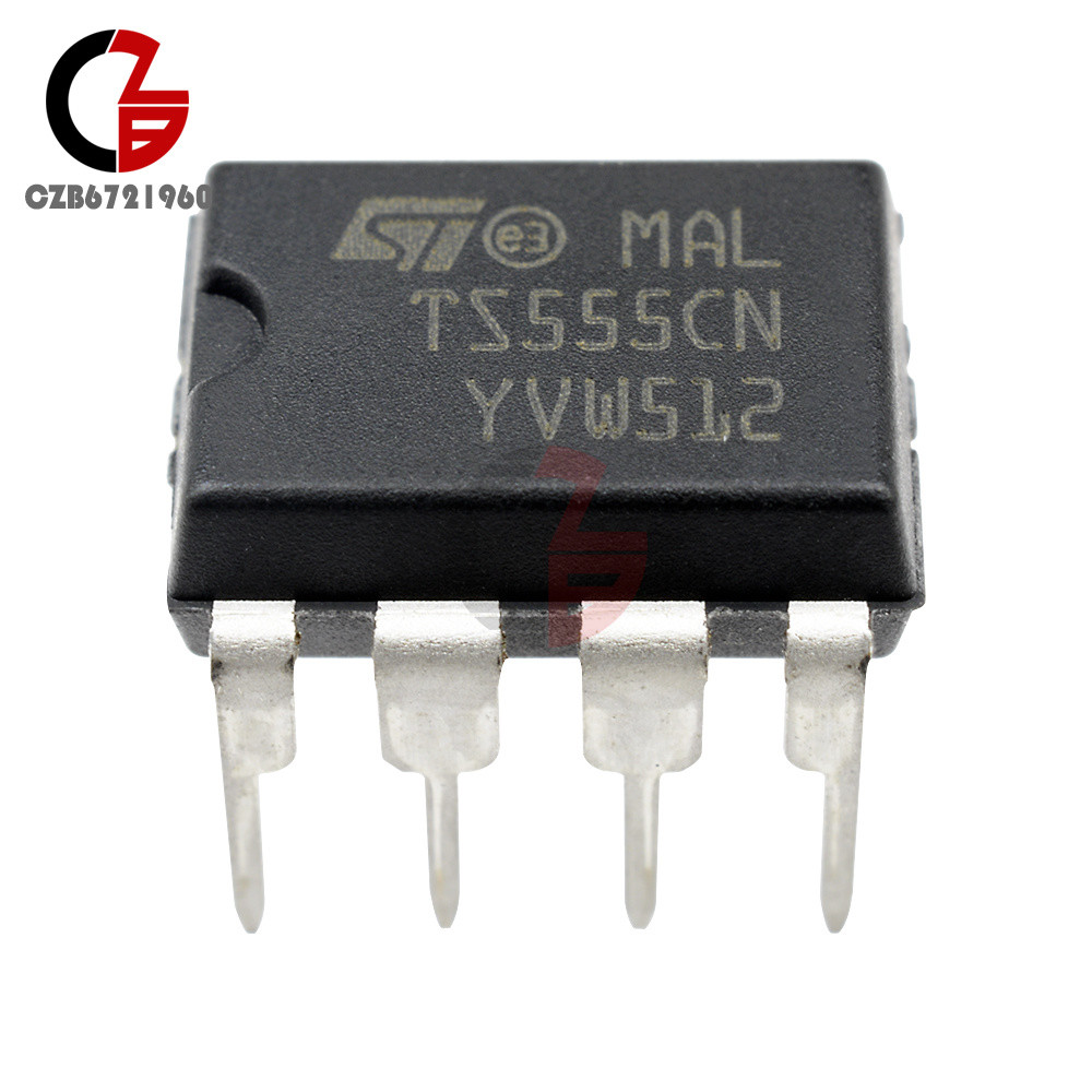 10Pcs TS555CN 555 DIP8 ST IC, TIMER LOW POWER CMOS NEW CZ | eBay