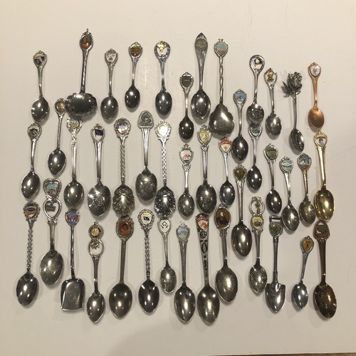 Collectible Lot Of 43 State Souvenir Spoons | eBay