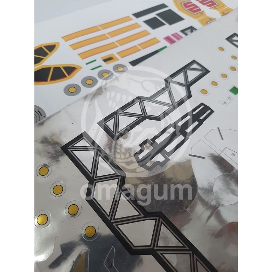 Decals Sticker Replacement Dx vintage Megazord Power Ranger Dino | eBay