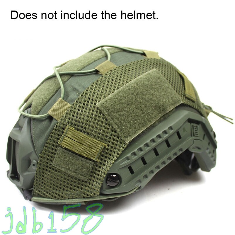 Tactical Helmet Cover Cloth Camouflage MC Green EMR Digital For FAST ...