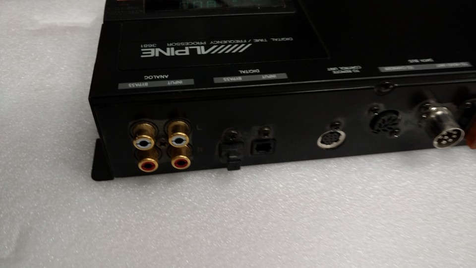 Rare Alpine Car Audio 3681 Digital Time Frequency Processor | eBay