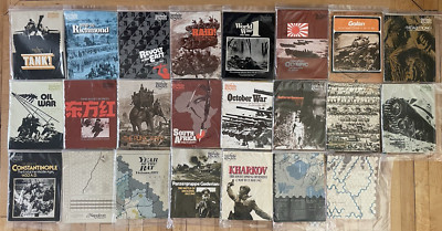 Lot Of 23 SPI: Strategy & Tactic Historical Simulation War Games **AS ...