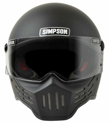 Simpson M30 Bandit Casque Pois Compatible Noir Mat Toutes Tailles | eBay