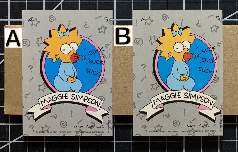 1990 Topps Simpsons Sticker Cards - Pick Choose a Sticker | eBay