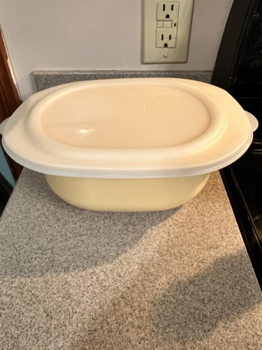 Vtg Tupperware 2pc Oven Works Ultra Plus Casserole 2Qt Set #3654A-2 ...