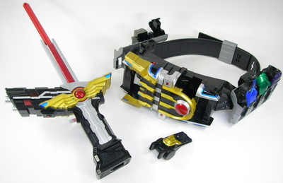 Japan Rare Bandai DX IXA belt Henshin Belt & IXA Calibur Masked Kamen ...