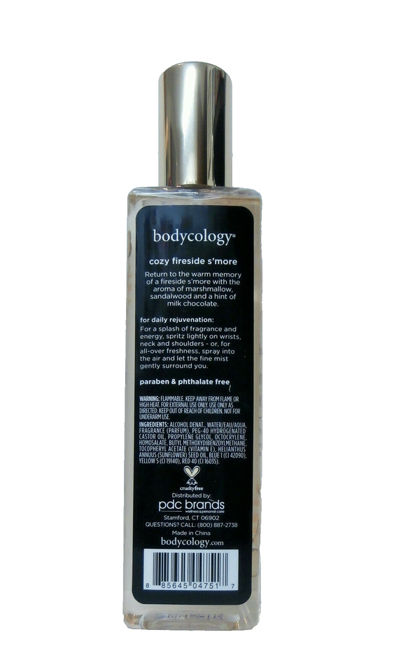 Bodycology Cozy Fireside S'more Fragrance Mist SET +1 purse Size mist ...