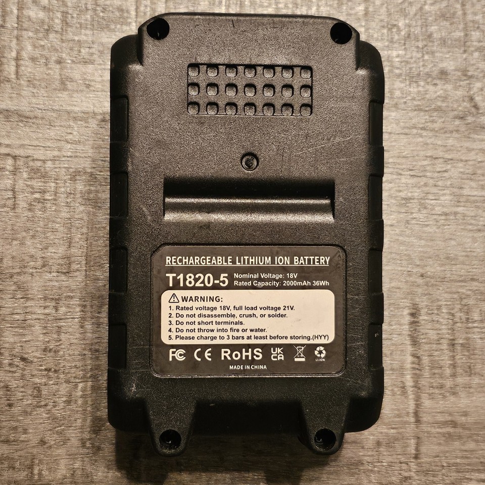 T1820-5 21V Replacement Battery 2.0Ah 36Wh Li-ion For Power Share Tools ...