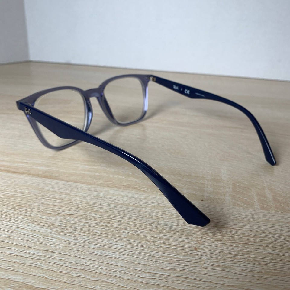 Ray-Ban RB7177 5995 Blue Square Eyeglasses Frames 49-18 140 Frames Only ...