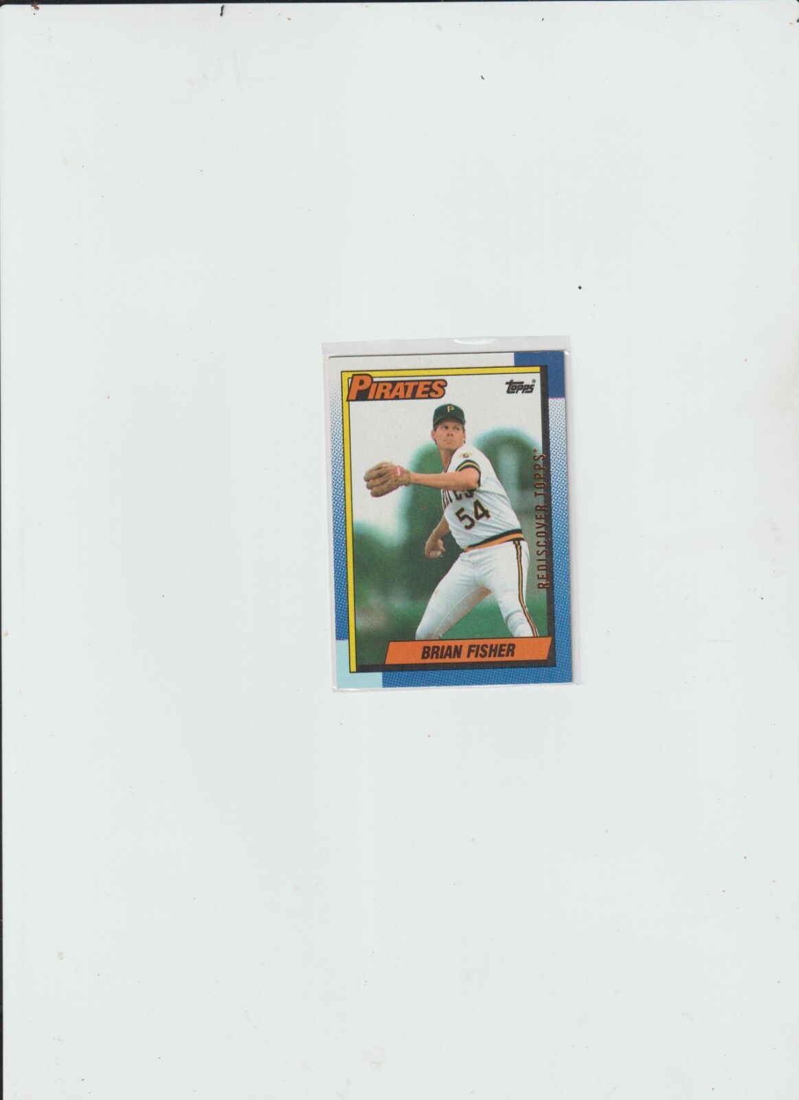 BRIAN FISHER 2017 TOPPS BASEBALL 1990 REDISCOVER TOPPS CARD #666 ...