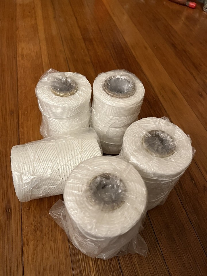 Lacing Cord White (5 PCs) 9 PLY POLYESTER Wax Impregnated | eBay