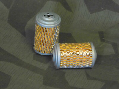 Knucklehead, Panhead 2 Paper Oil Filter Elements For External Oil ...