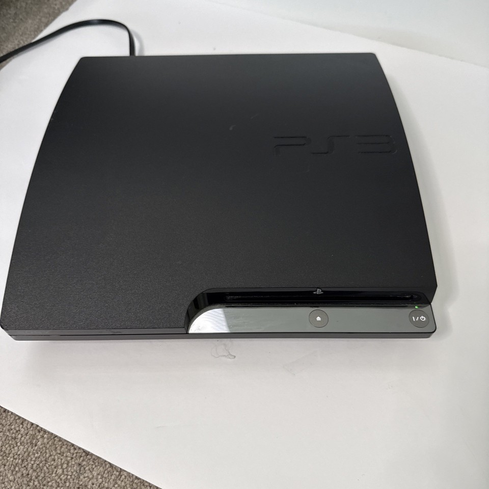 Sony PlayStation 3 Slim PS3 160gb Black Console CECH-2501A Tested ...