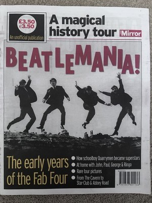 Beatlemania The Beatles Newspaper Part 1 The Early Years Of The Fab ...