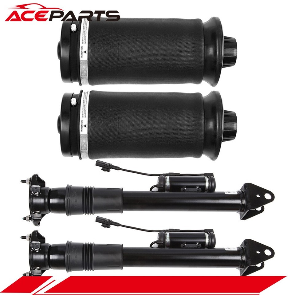 4x Rear Air Suspension Struts & Springs For Mercedes GL450 ML350 X/W164 ...